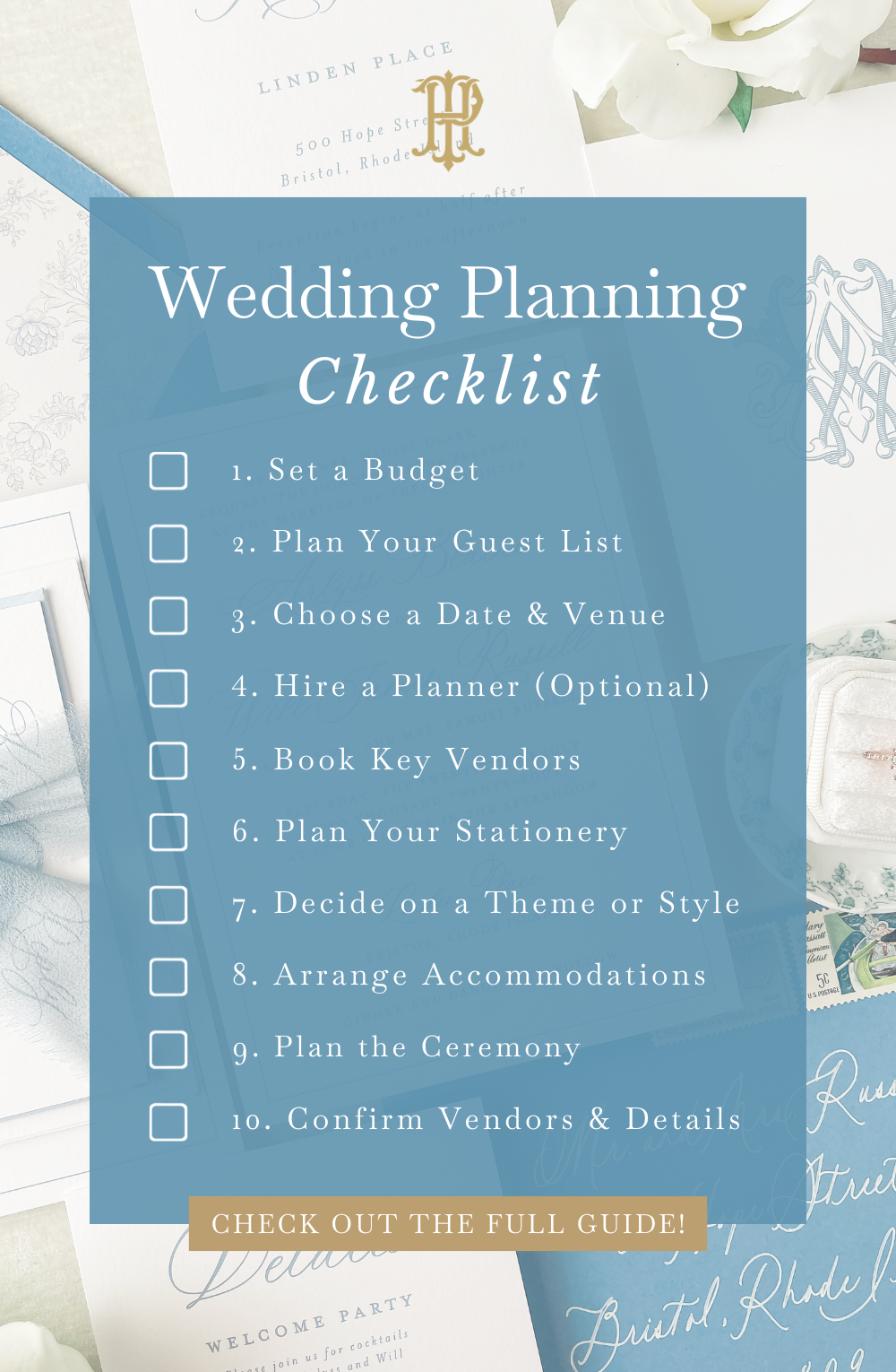 How to Plan a Wedding - heatherpaperie.com