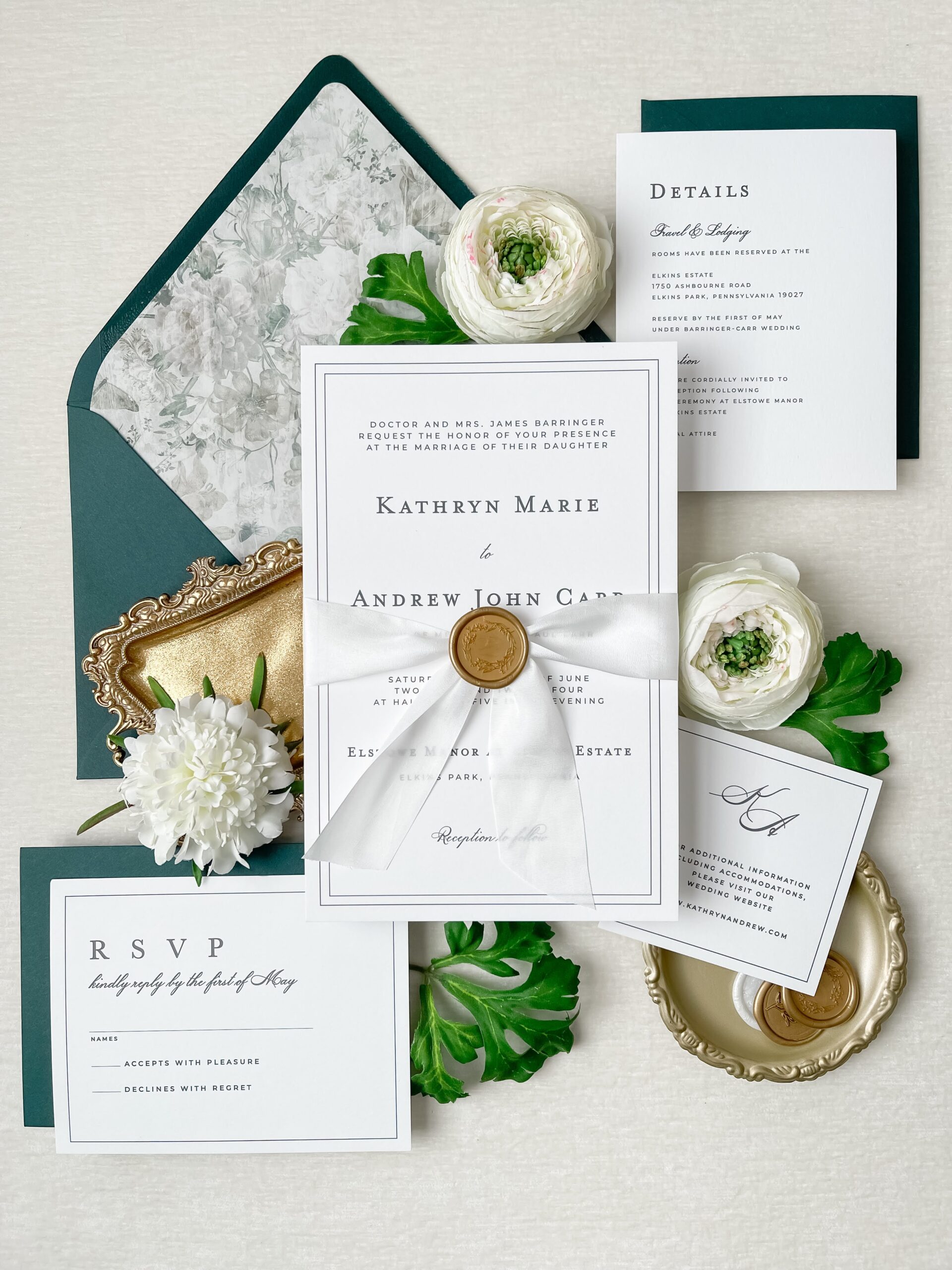 Custom vs. Semi-Custom Wedding Invitations - heatherpaperie.com